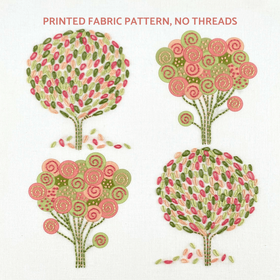 Spring embroidery pattern - Jiggery Pokery Embroidery Kits